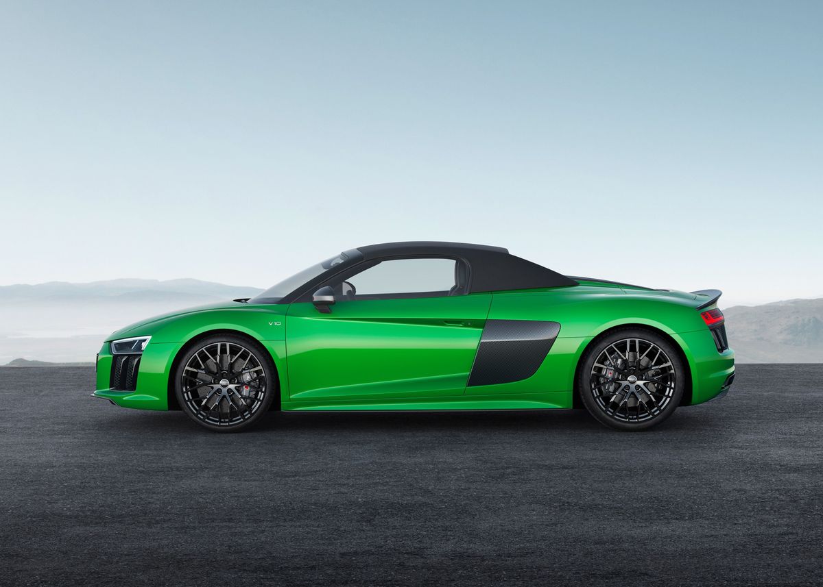 'Audi R8 V10' Poster, picture, metal print, paint by Va Mitha | Displate