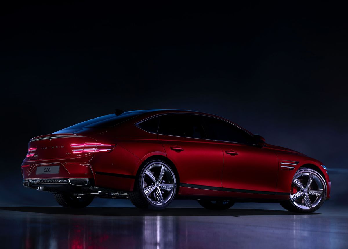 'Genesis G80' Poster, picture, metal print, paint by Misya Vad | Displate