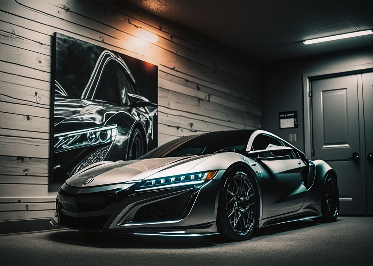 'Acura NSX' Poster, picture, metal print, paint by Zukato | Displate