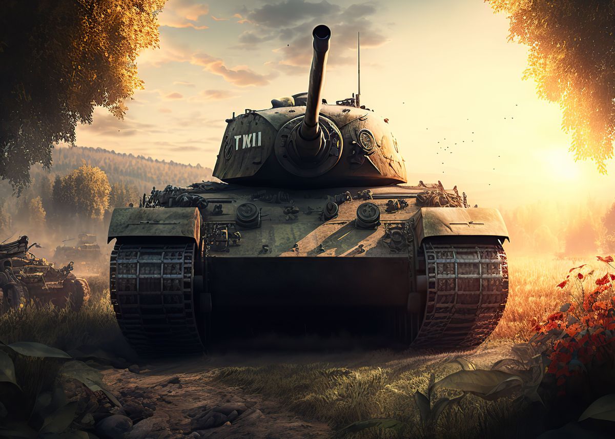 'World of tanks ' Poster, picture, metal print, paint by Yannis Denton ...