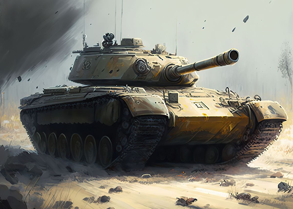 'World of tanks ' Poster, picture, metal print, paint by Yannis Denton ...
