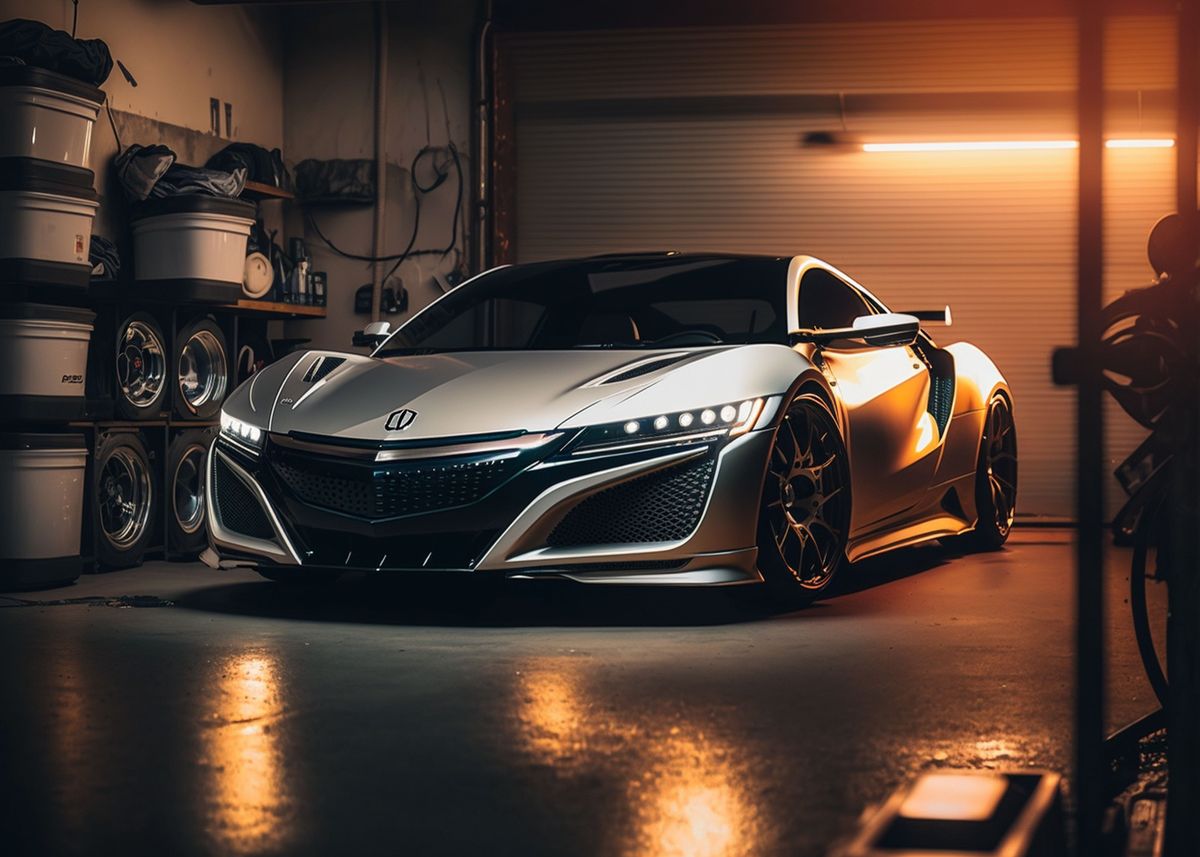 'Acura NSX' Poster, picture, metal print, paint by Zukato | Displate