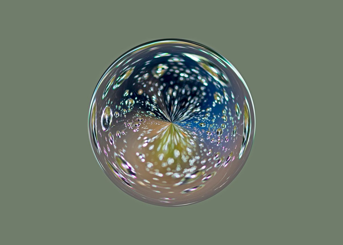 'Water drop abstract art' Poster, picture, metal print, paint by Katie ...