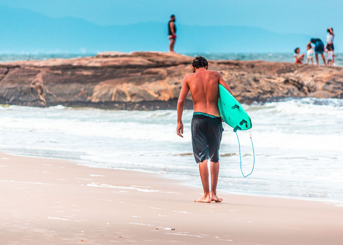 'Surfer' Poster, picture, metal print, paint by Helinton Andruchechen ...