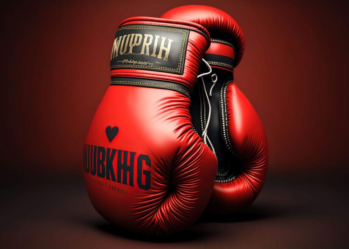 'boxing gloves' Poster, picture, metal print, paint by Zachariah Stacey ...