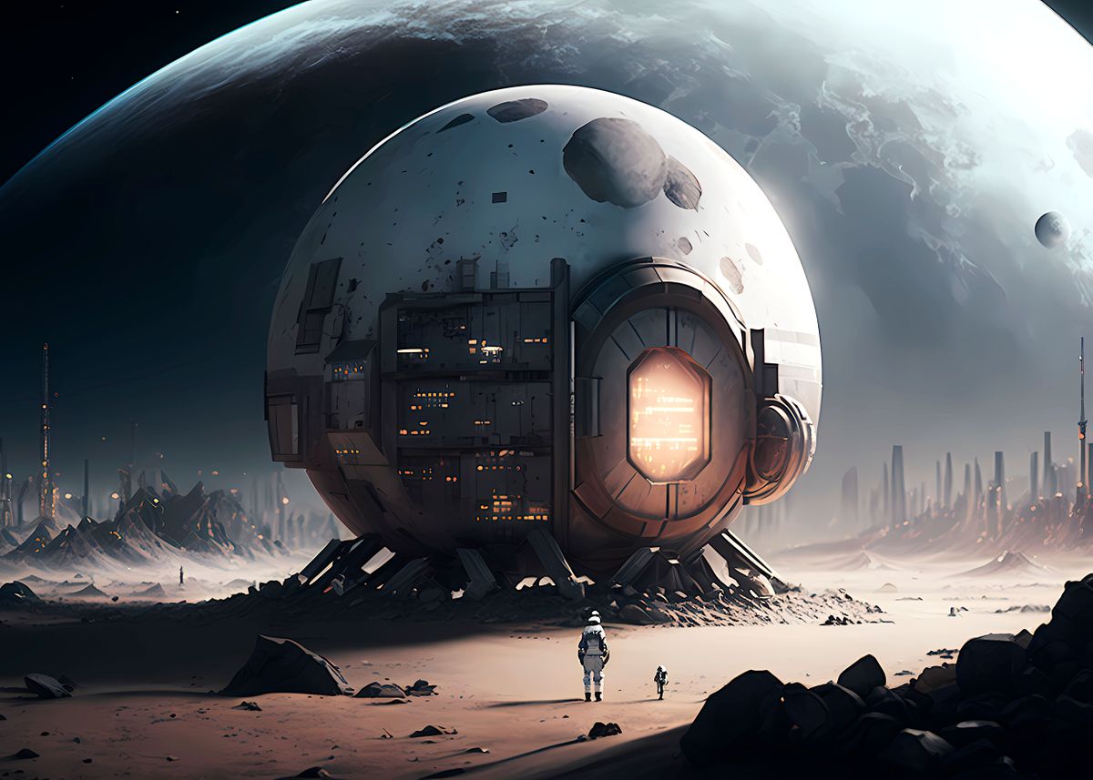 'Galactic Explorer' Poster, picture, metal print, paint by Artexio ...