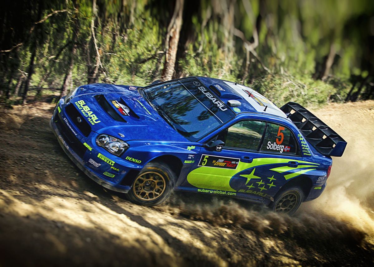 'subaru world rally' Poster, picture, metal print, paint by Sport Cars ...