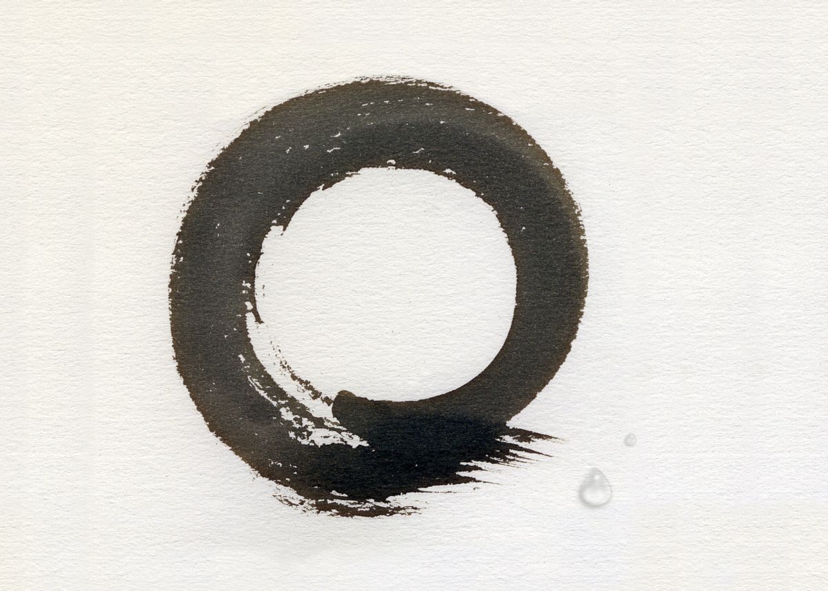 'zen circle' Poster, picture, metal print, paint by Travel Travel ...