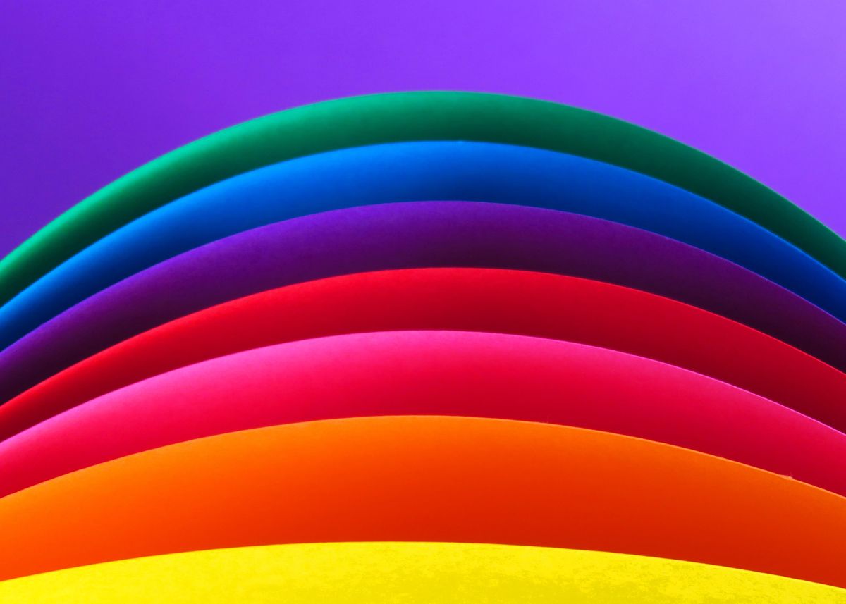 'Rainbow ' Poster, picture, metal print, paint by Explore Universe ...