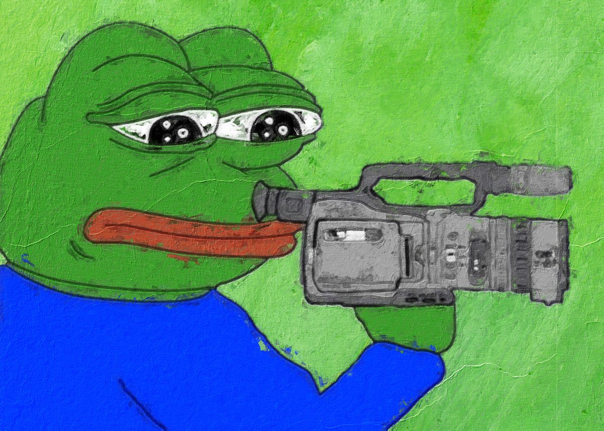 'Pepe the Frog' Poster, picture, metal print, paint by Meme Daily ...