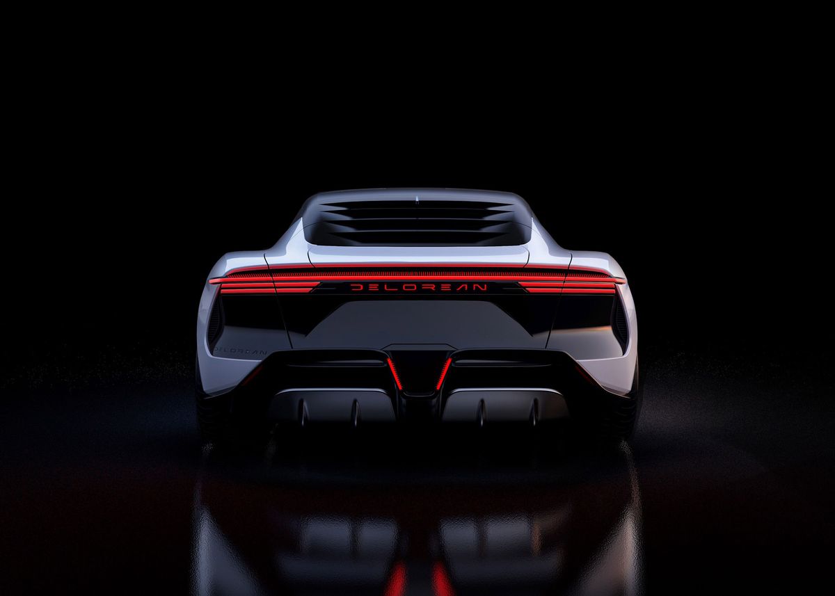 'DeLorean Alpha 5 Concept' Poster by Finn Vidtak | Displate