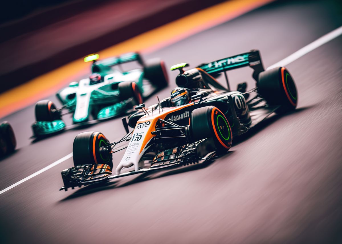 'racing games' Poster, picture, metal print, paint by AlycePreston ...