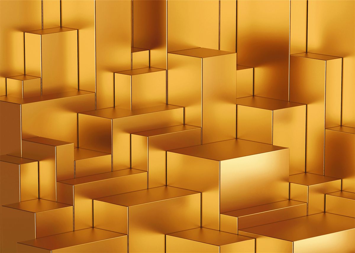 'Abstract 3D' Poster, picture, metal print, paint by VIVEK KANSARA ...