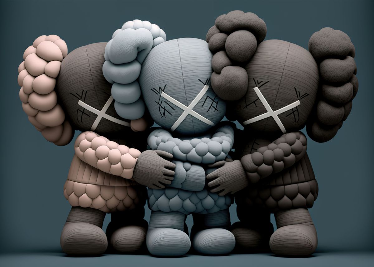 'Hypebeast Bear ' Poster, picture, metal print, paint by MatiasCurrie ...