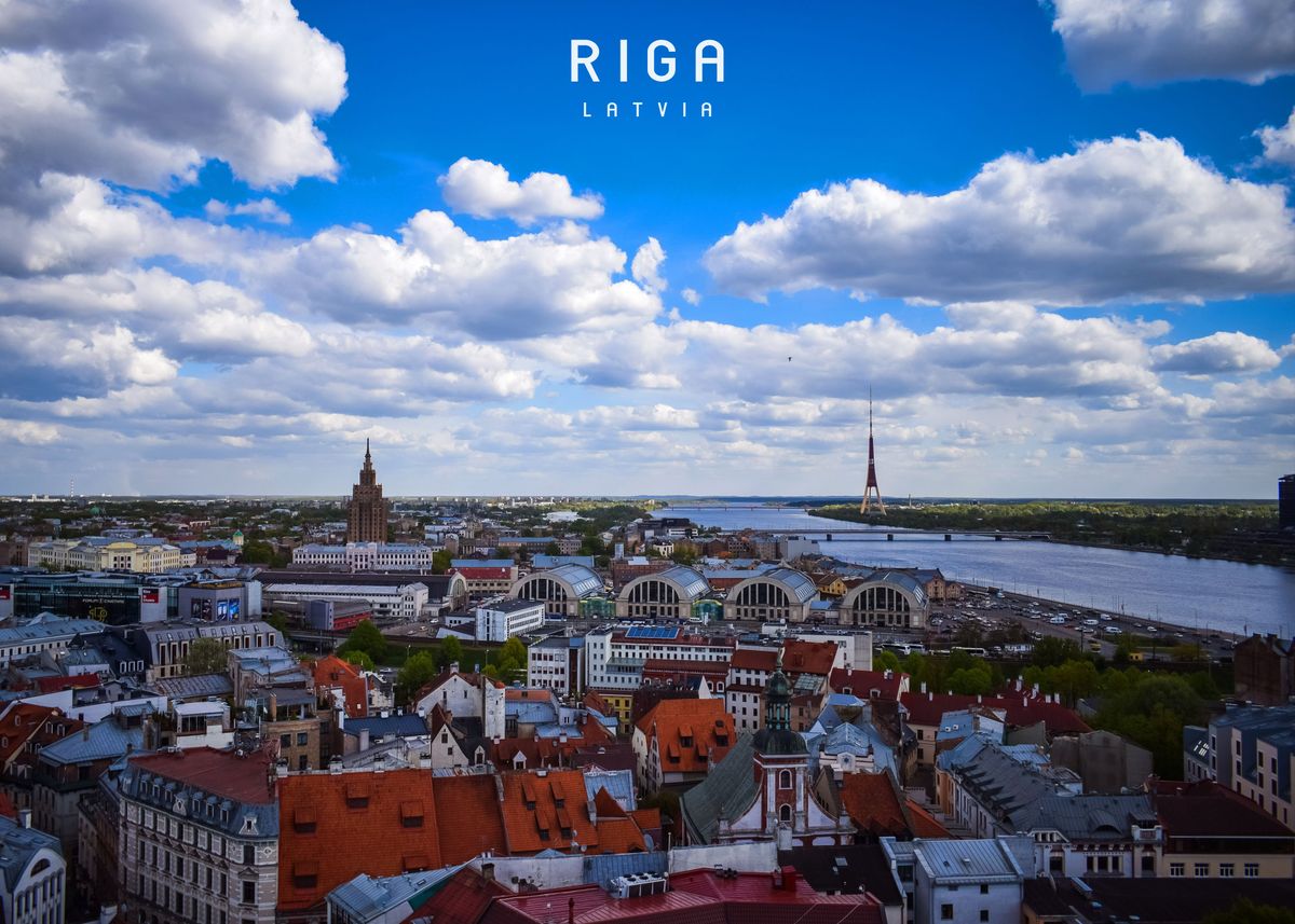 'Riga ' Poster, picture, metal print, paint by Big City | Displate