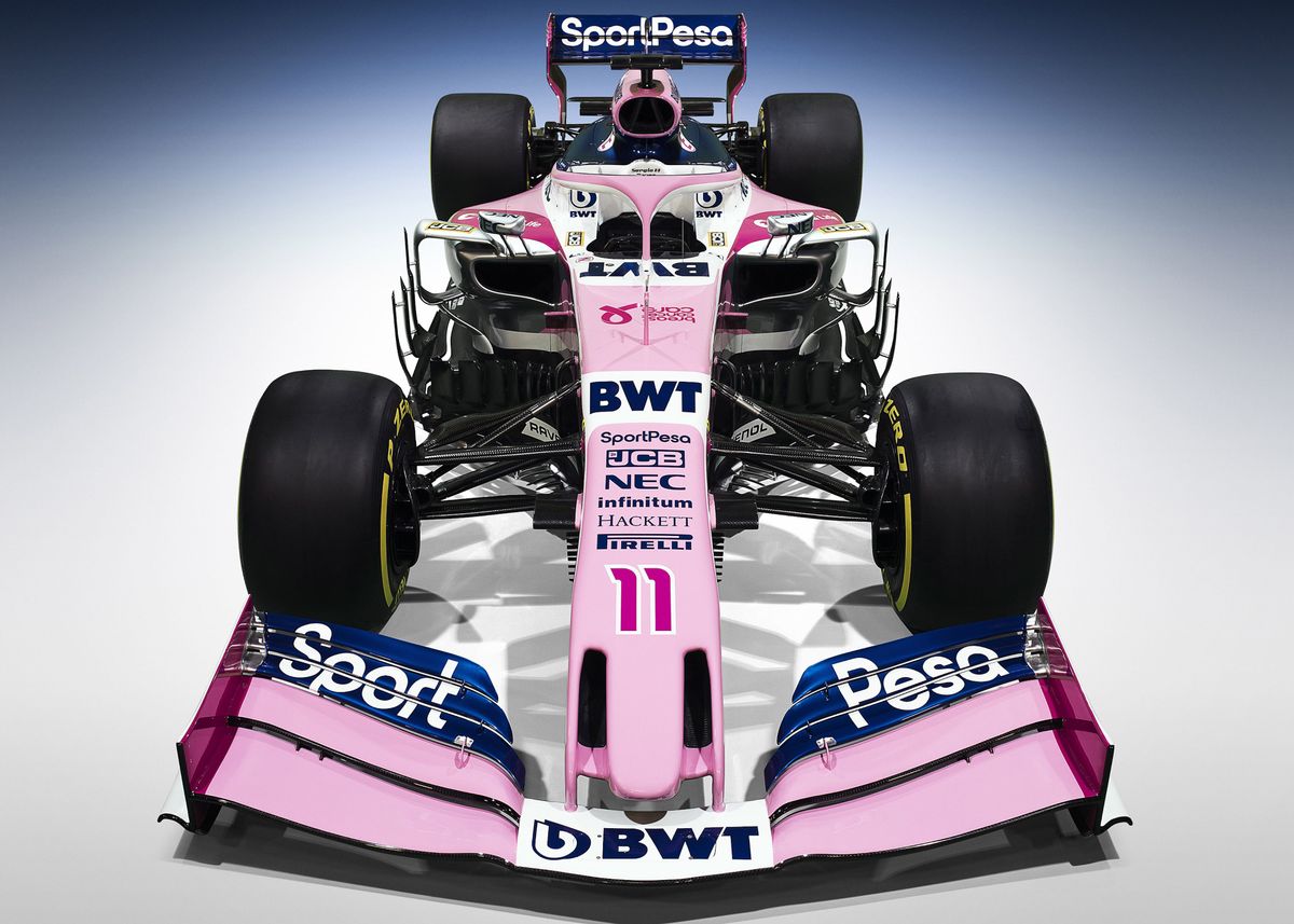 'Racing Point RP19 2019 F1' Poster by Finn Vidtak | Displate