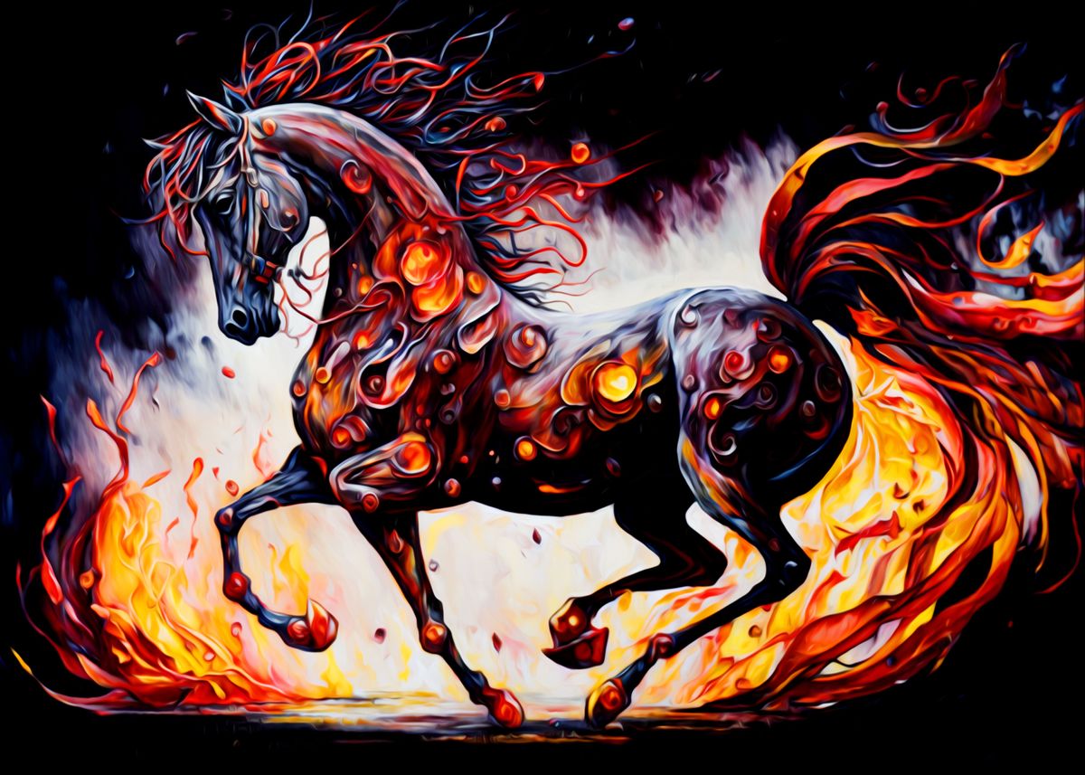 'Fantasy Horse' Poster by bds land | Displate