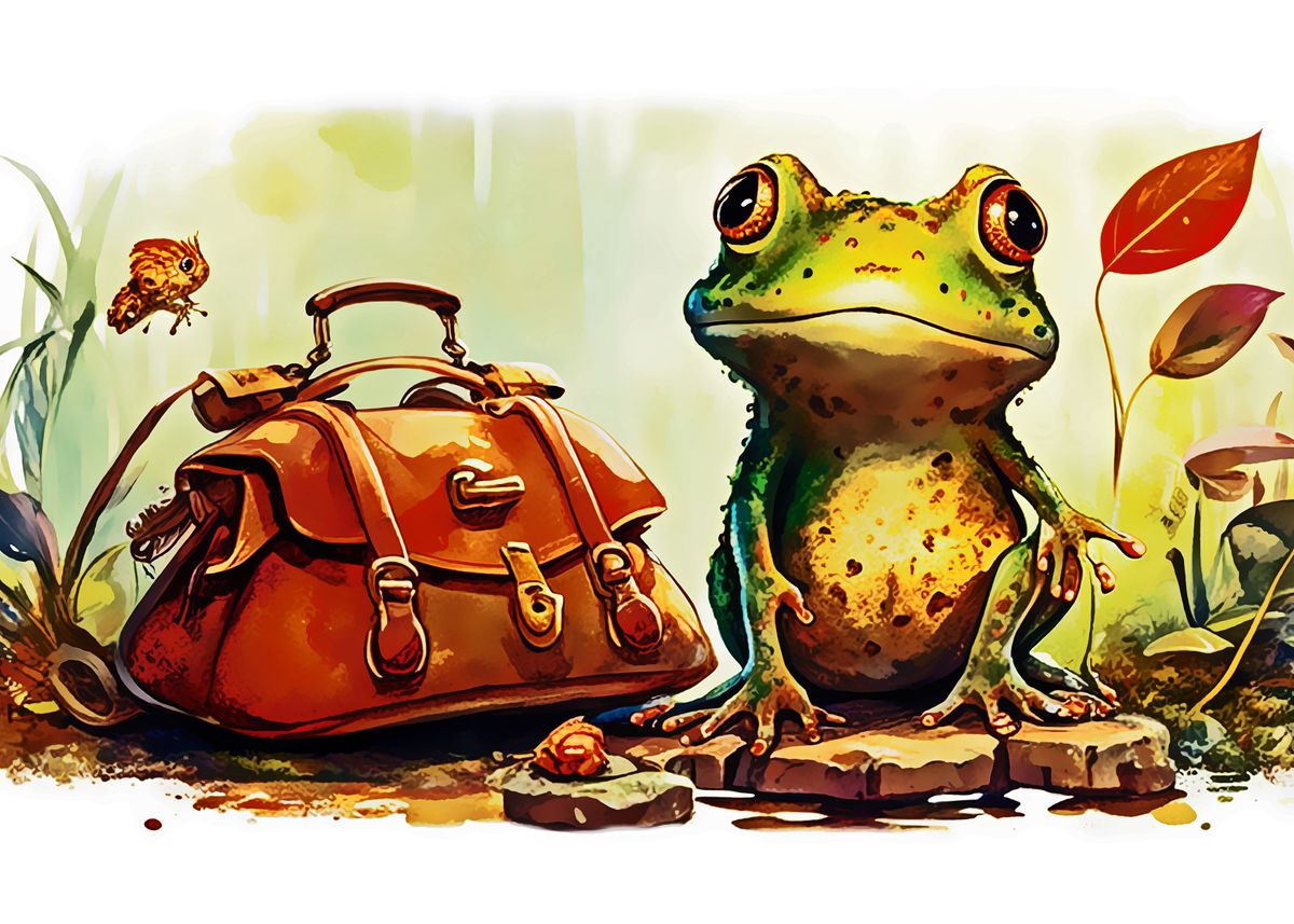 'fantasy frog' Poster, picture, metal print, paint by PENGDUA XYZ ...