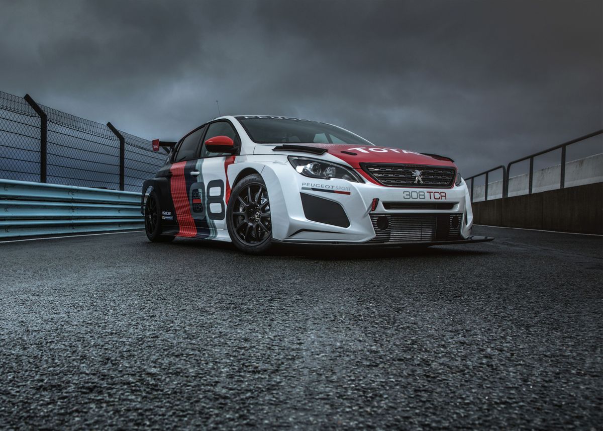 'Peugeot 308 TCR' Poster by Supri GTR | Displate