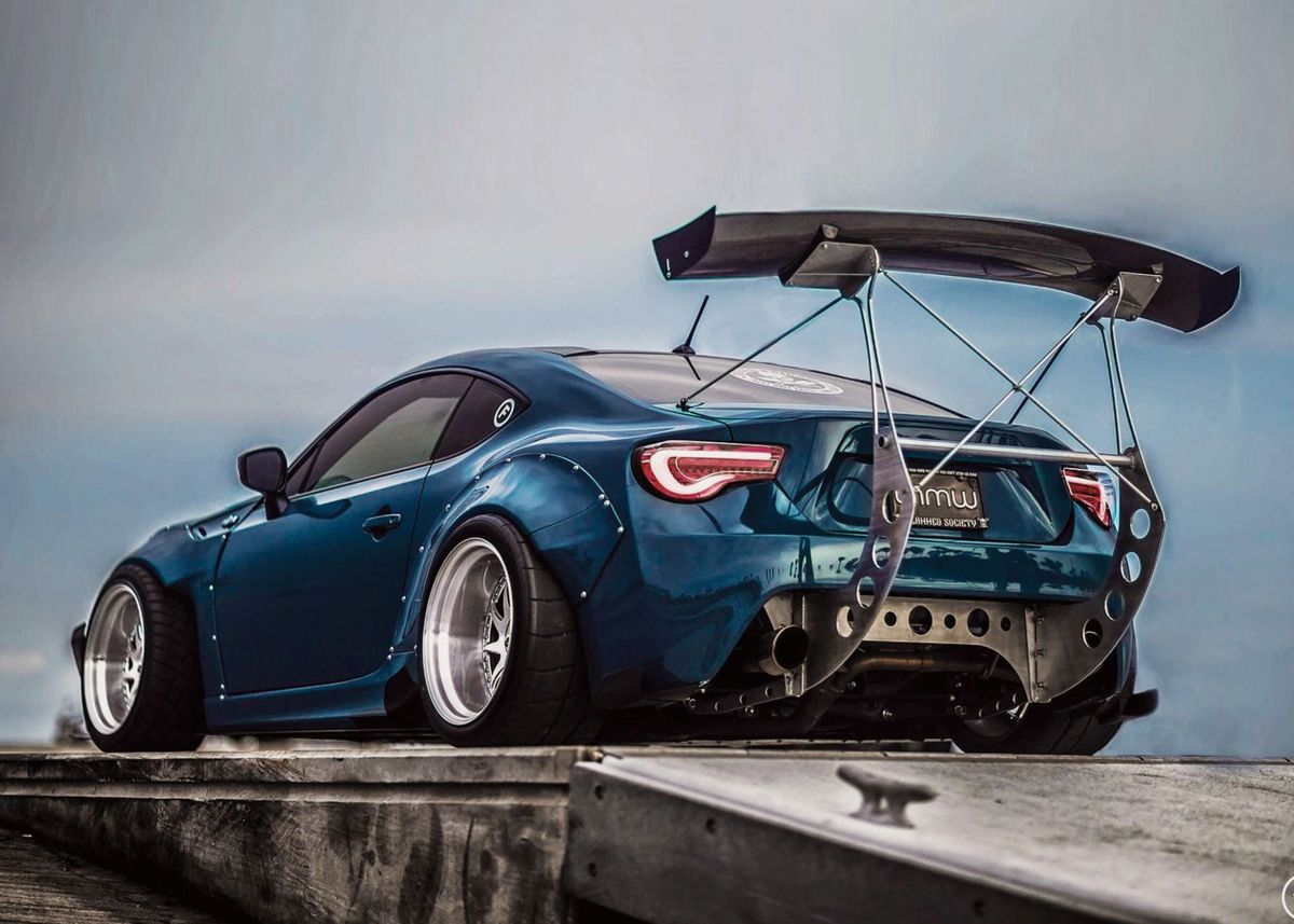 'subaru brz sti' Poster, picture, metal print, paint by Sport Cars ...