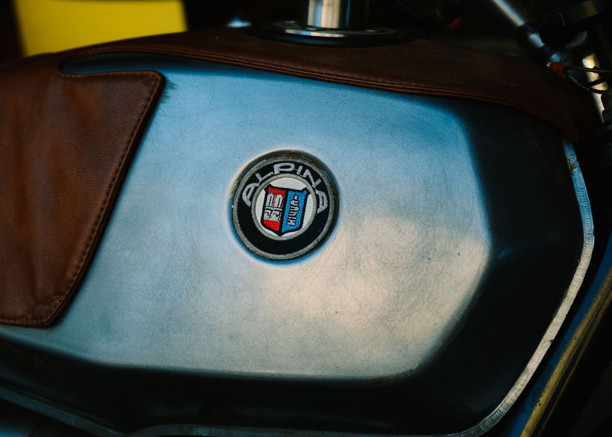 'Alpina Logo' Poster, picture, metal print, paint by Sam Brady | Displate