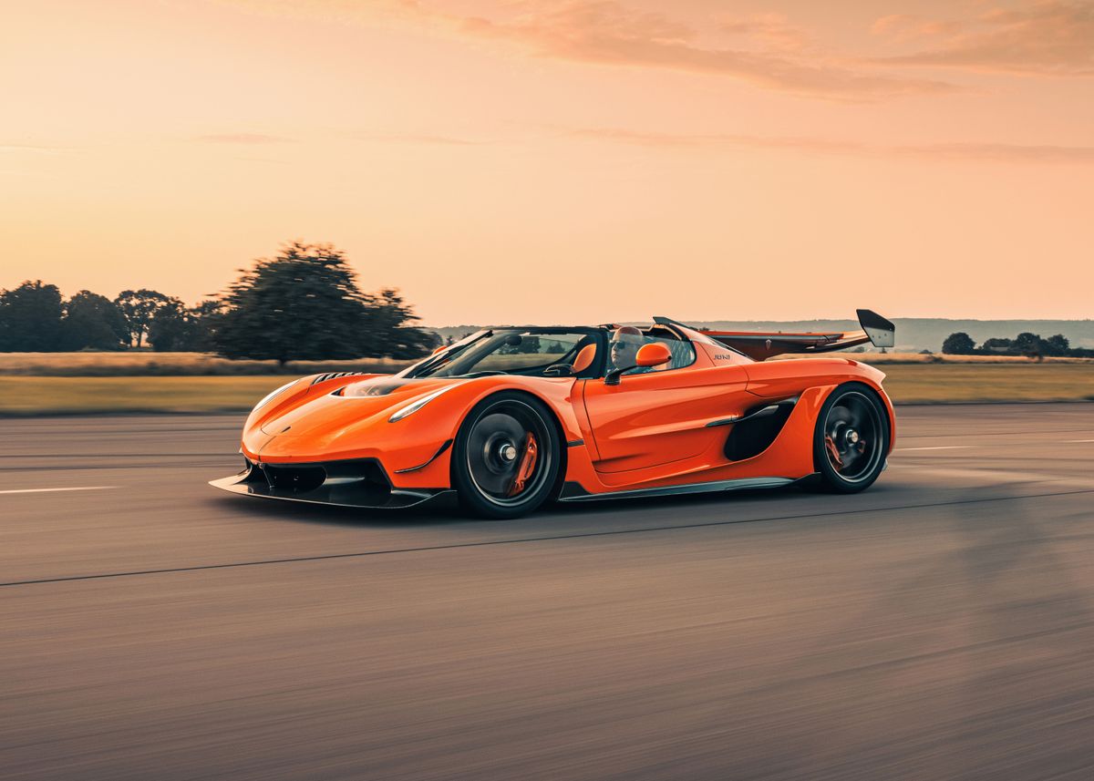 'Koenigsegg Jesko prototype' Poster, picture, metal print, paint by El ...