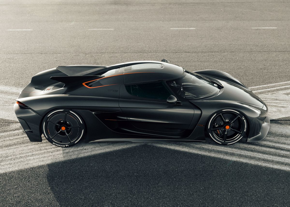 'Koenigsegg Jesko absolute' Poster, picture, metal print, paint by El ...