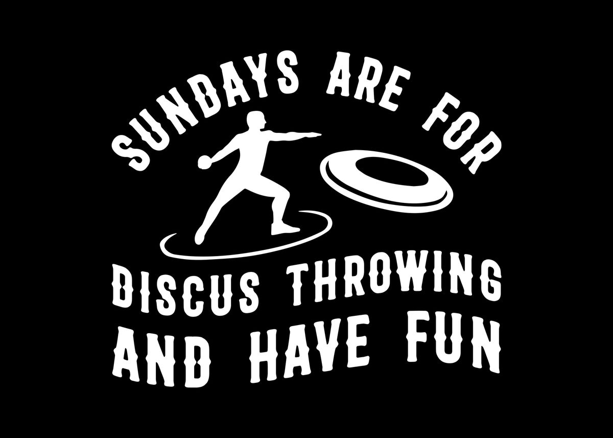 'Discus Throwing' Poster, picture, metal print, paint by Sebastian ...