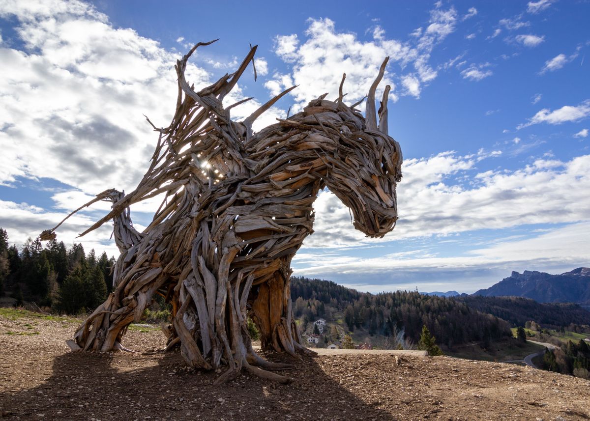 'Drago di Vaia 1' Poster, picture, metal print, paint by Matteo Franzi ...