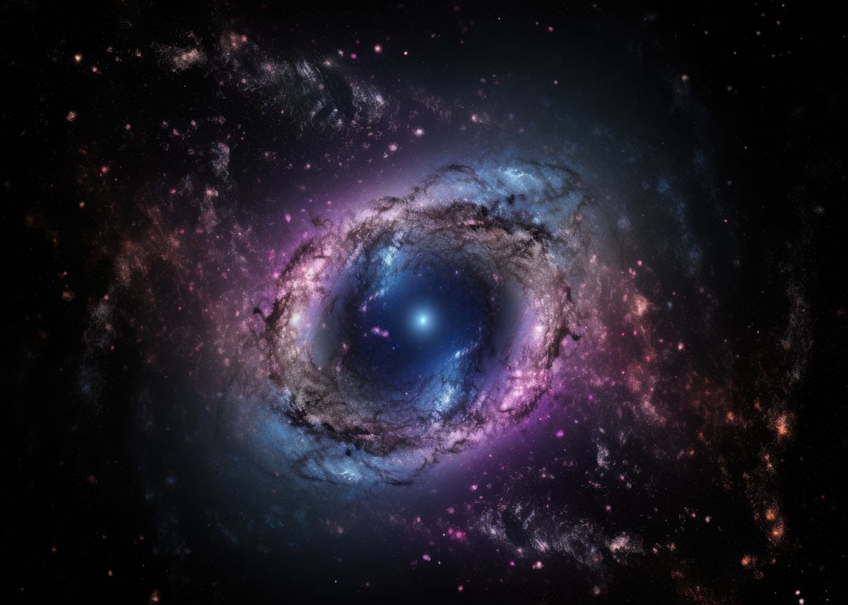 'Into The Endless Void' Poster, picture, metal print, paint by mcmtdesigns | Displate