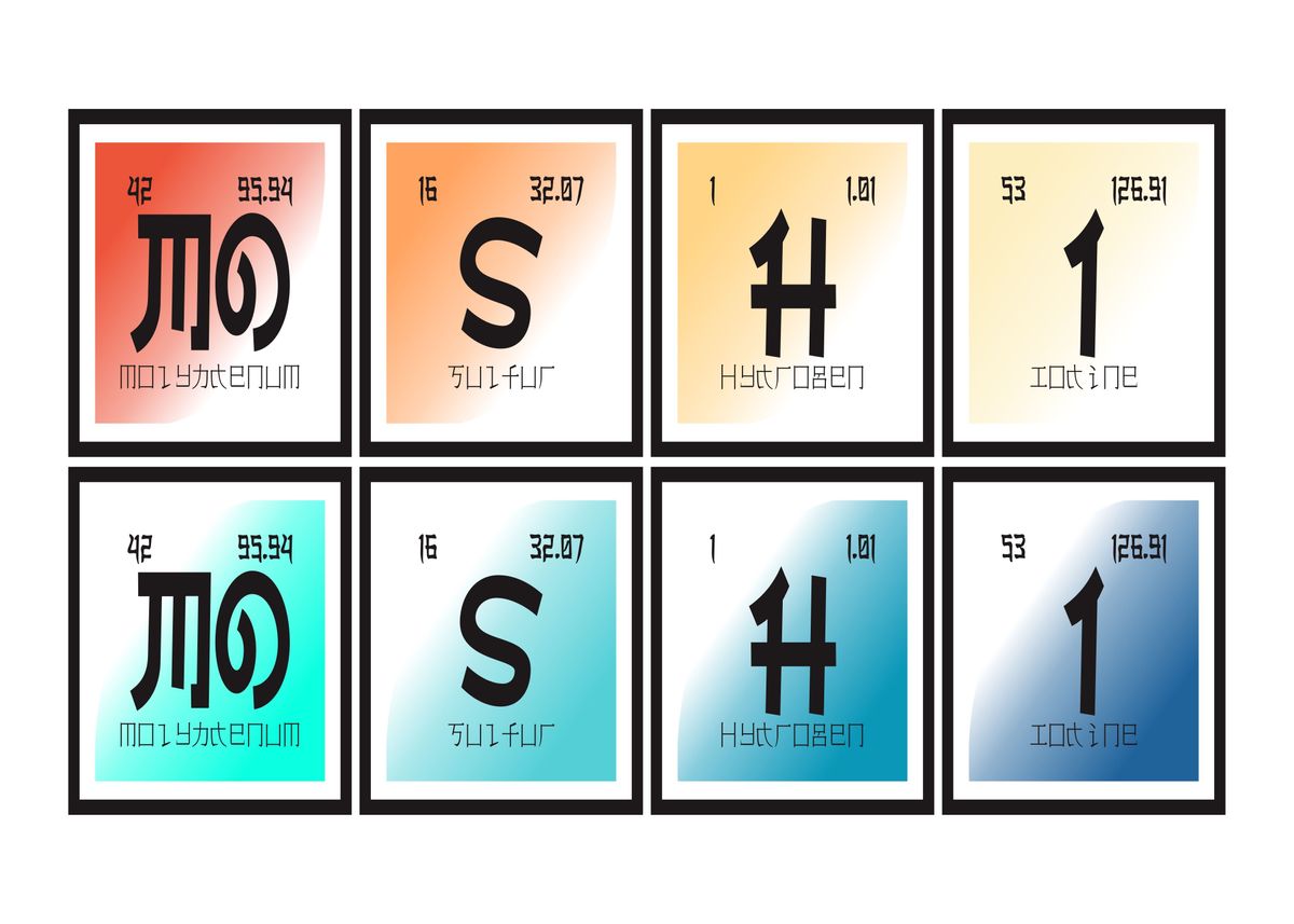 'Moshi Moshi of Elements' Poster, picture, metal print, paint by Maozva ...