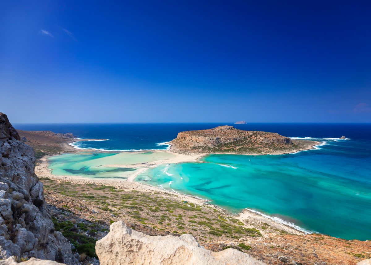 'Balos lagoon in Crete' Poster by anettastar | Displate
