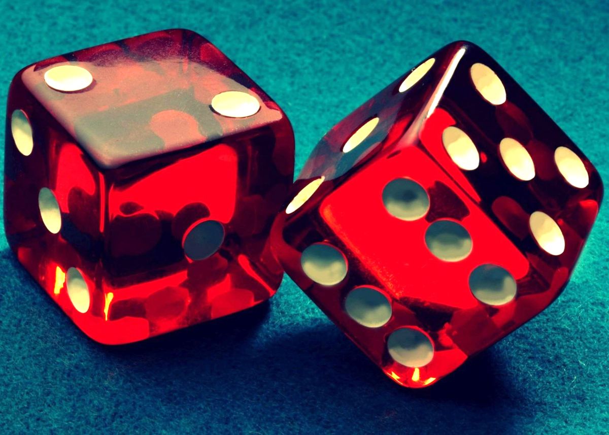 'Dice' Poster, picture, metal print, paint by Rebda Saputra | Displate