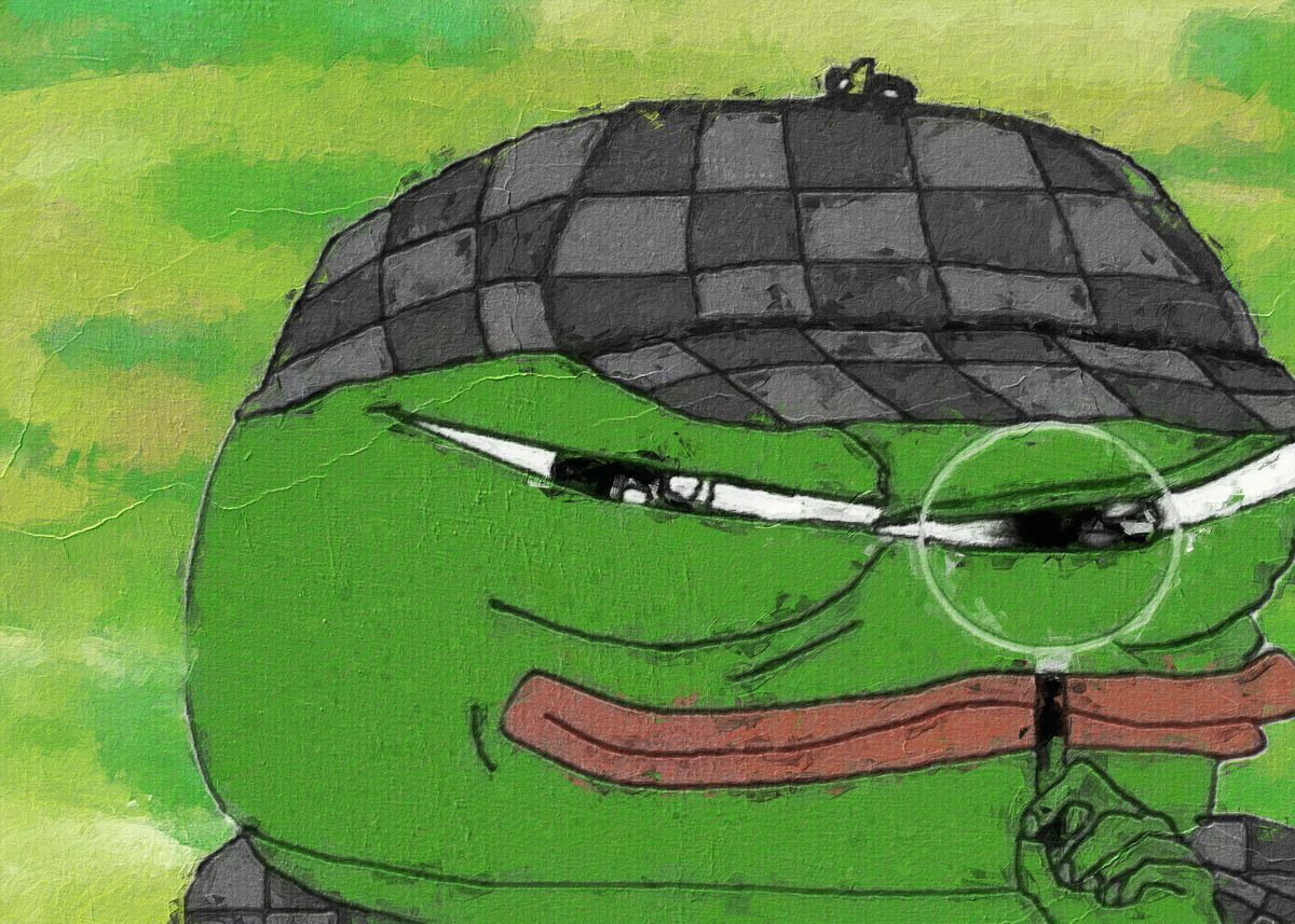 'Pepe the frog' Poster, picture, metal print, paint by Meme Daily ...