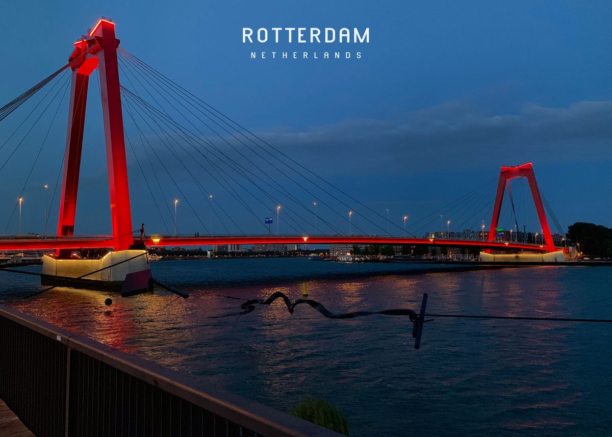 'Rotterdam ' Poster, picture, metal print, paint by Big City | Displate