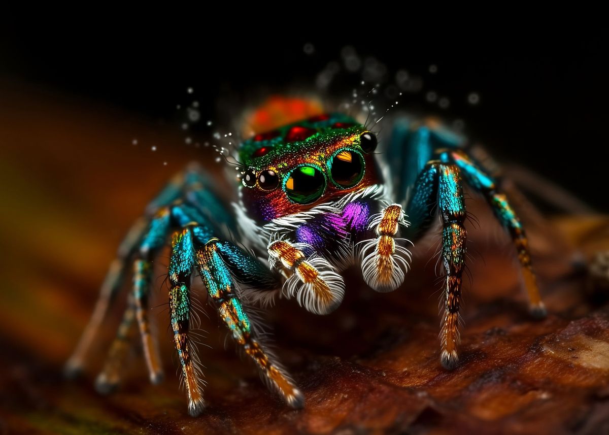 'Spider V2' Poster by Kitty Bern | Displate