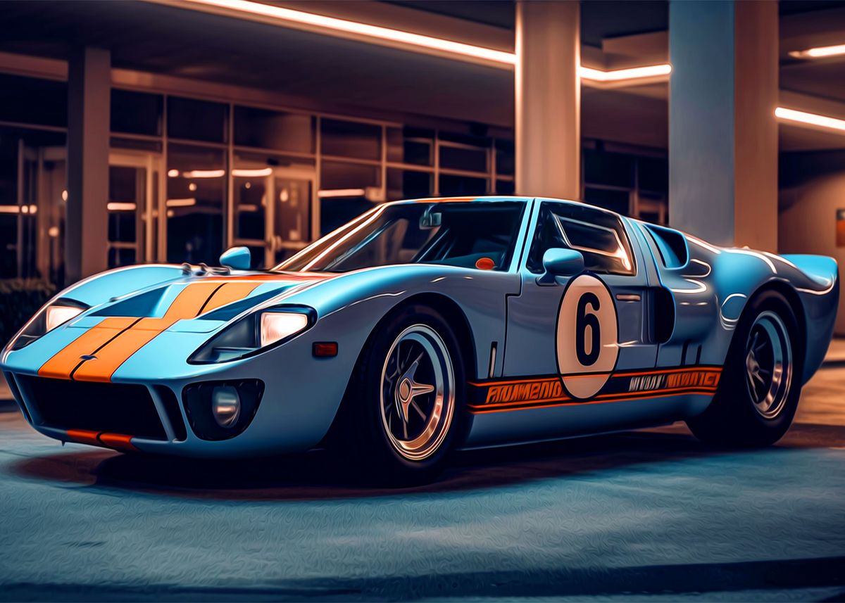 'Sport Car' Poster by Gokis Hanma | Displate