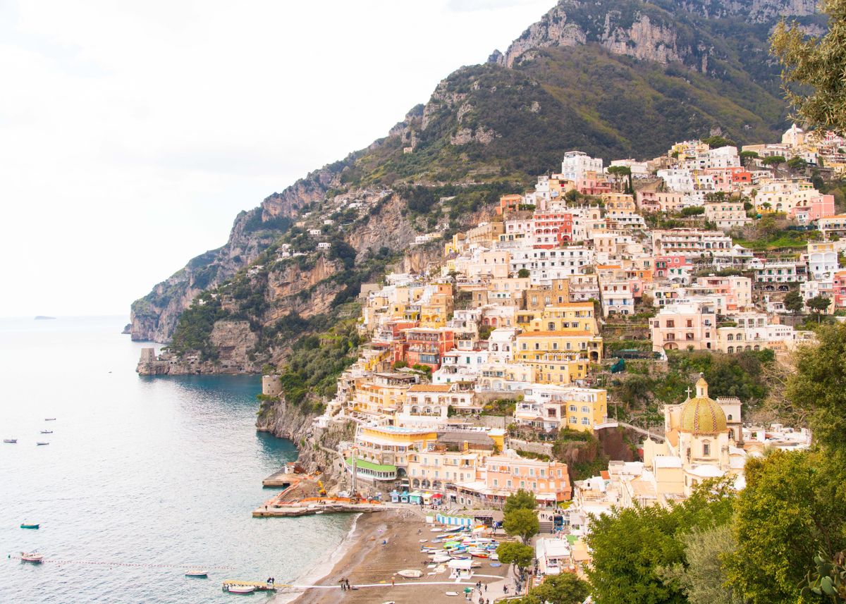 'Bella Positano 4' Poster, picture, metal print, paint by Anita's & Bella's Art | Displate