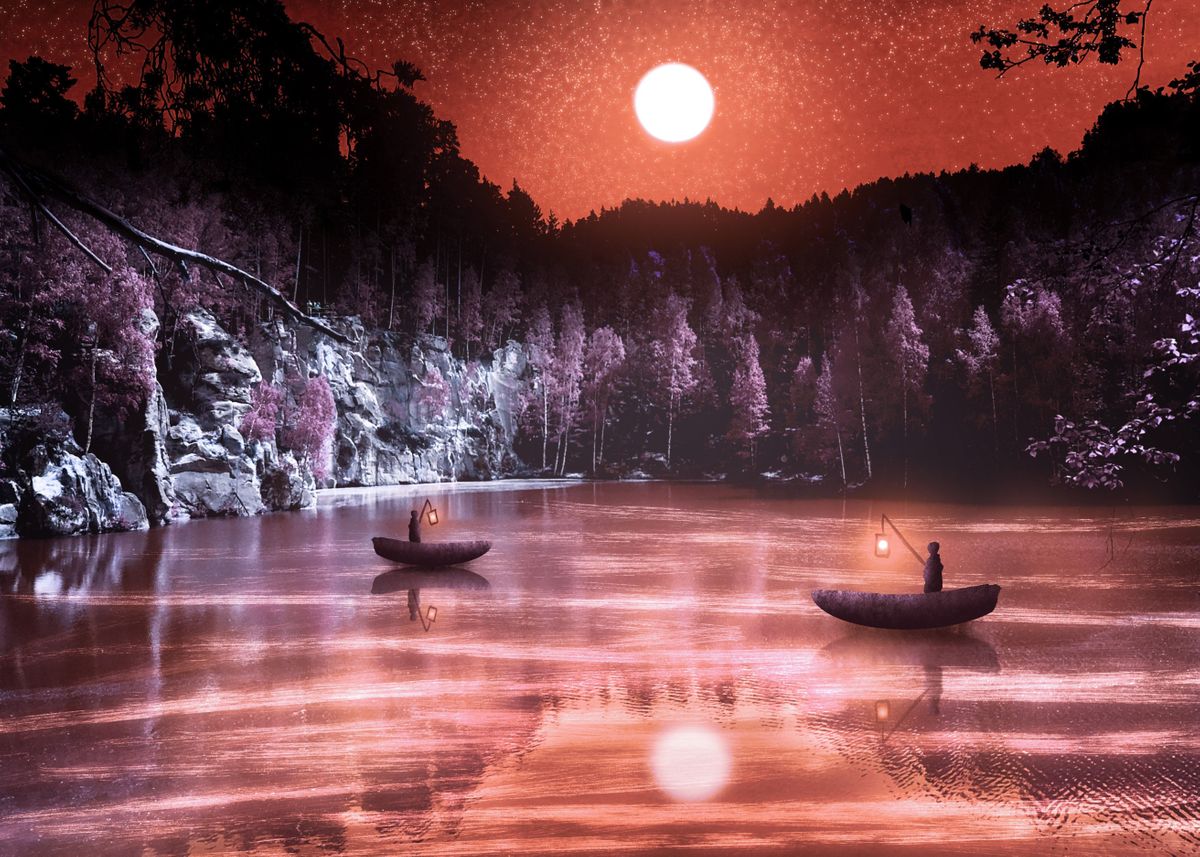 'abstract nature painting' Poster by Travel Travel | Displate