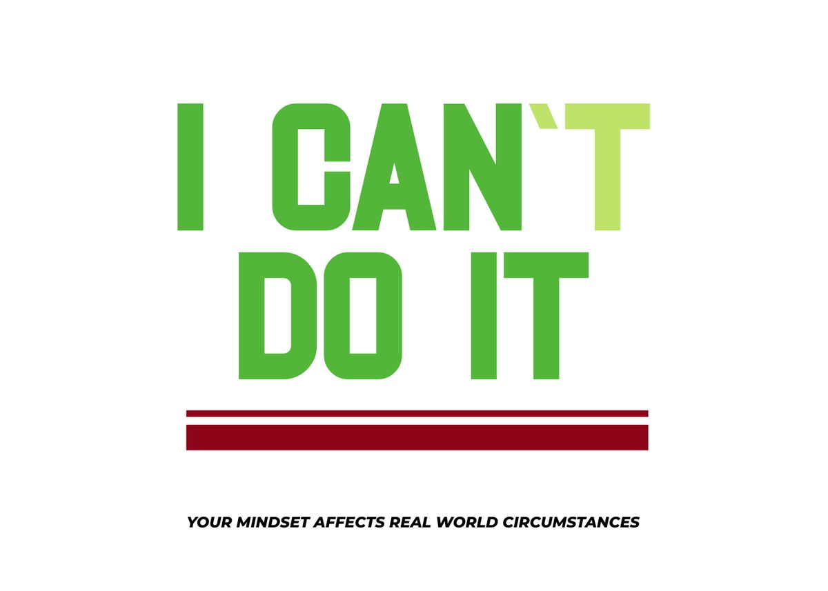 'I can Do It' Poster, picture, metal print, paint by Jon Polly | Displate