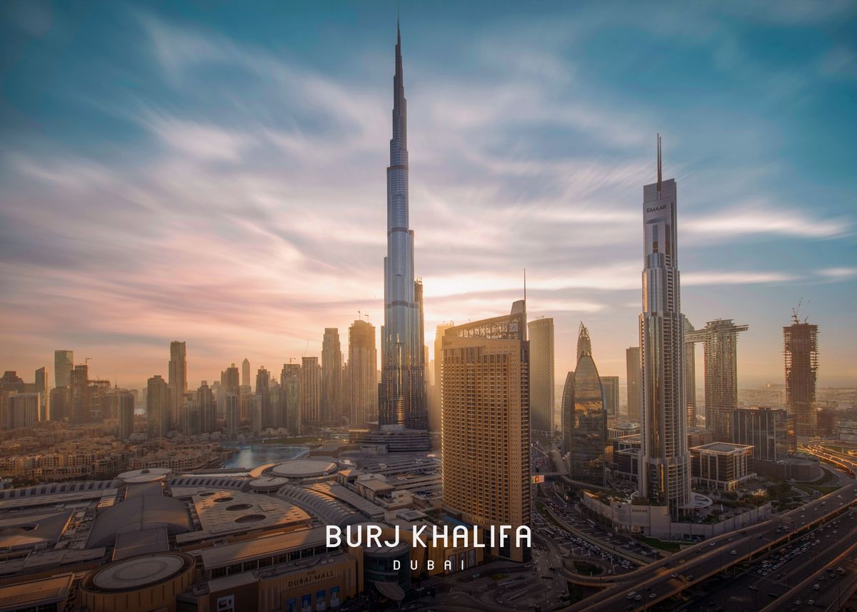 'Burj Khalifa ' Poster, picture, metal print, paint by Travel Addict ...