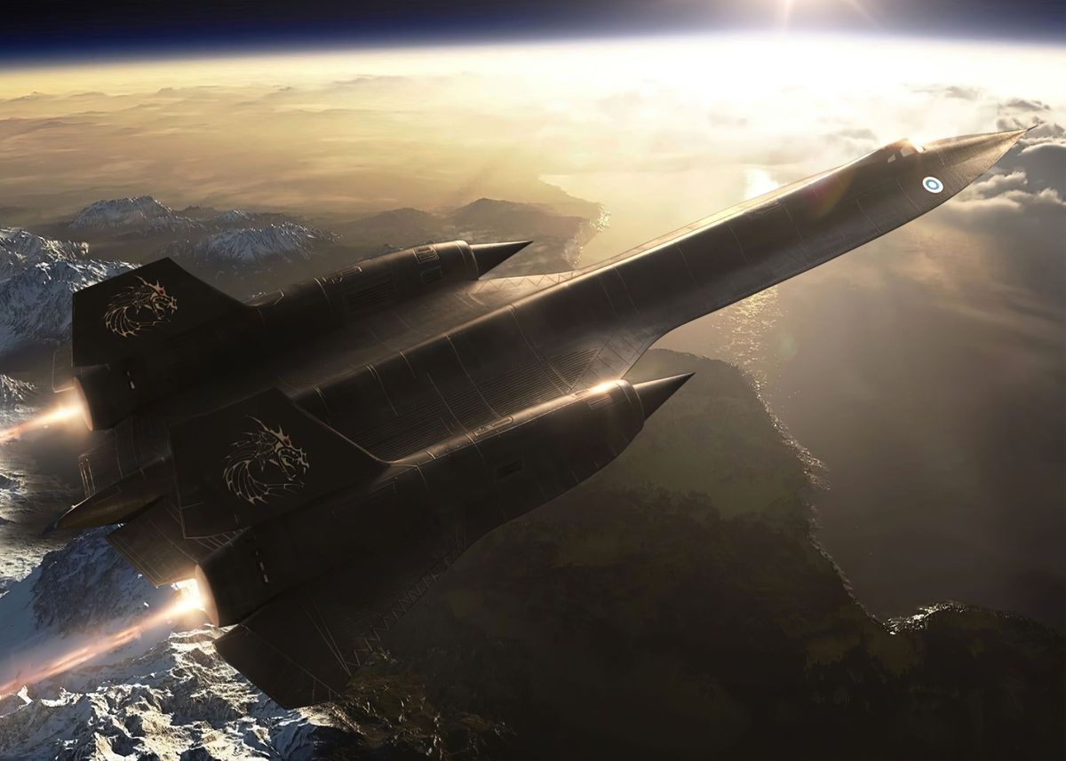 'Plane' Poster, picture, metal print, paint by One Piece Top Gun | Displate