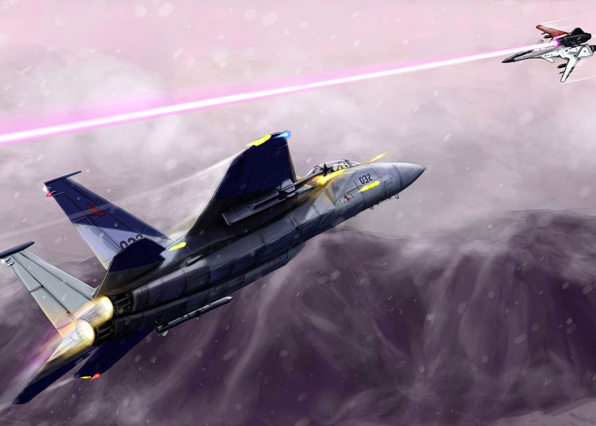 'Plane' Poster, picture, metal print, paint by One Piece Top Gun | Displate