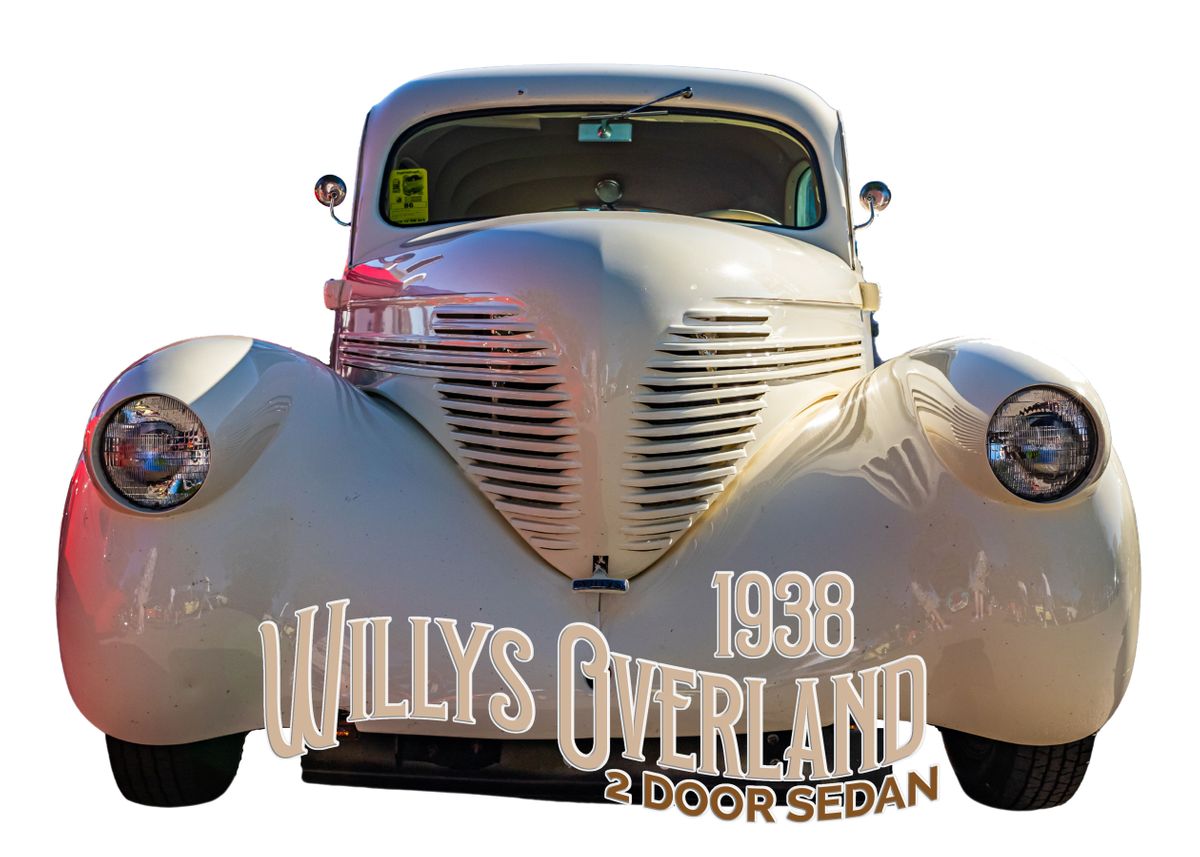 '1938 Willys Overland Sedan' Poster, picture, metal print, paint by ...