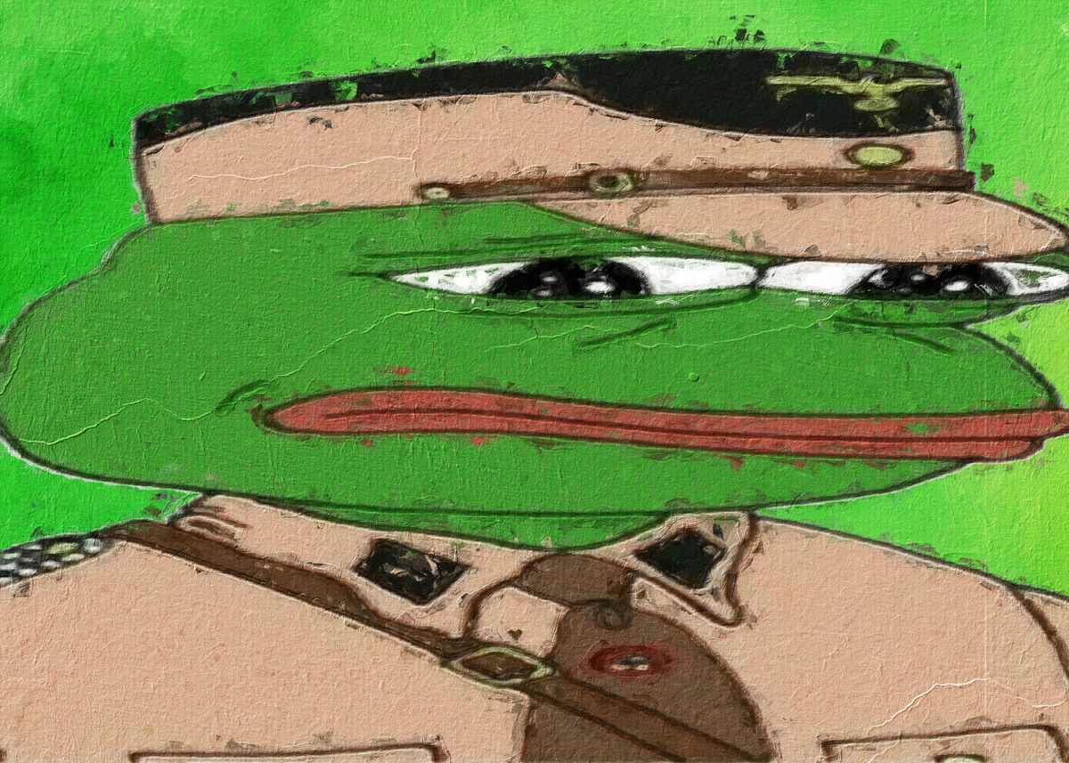 'Pepe the Frog' Poster, picture, metal print, paint by Meme Daily | Displate