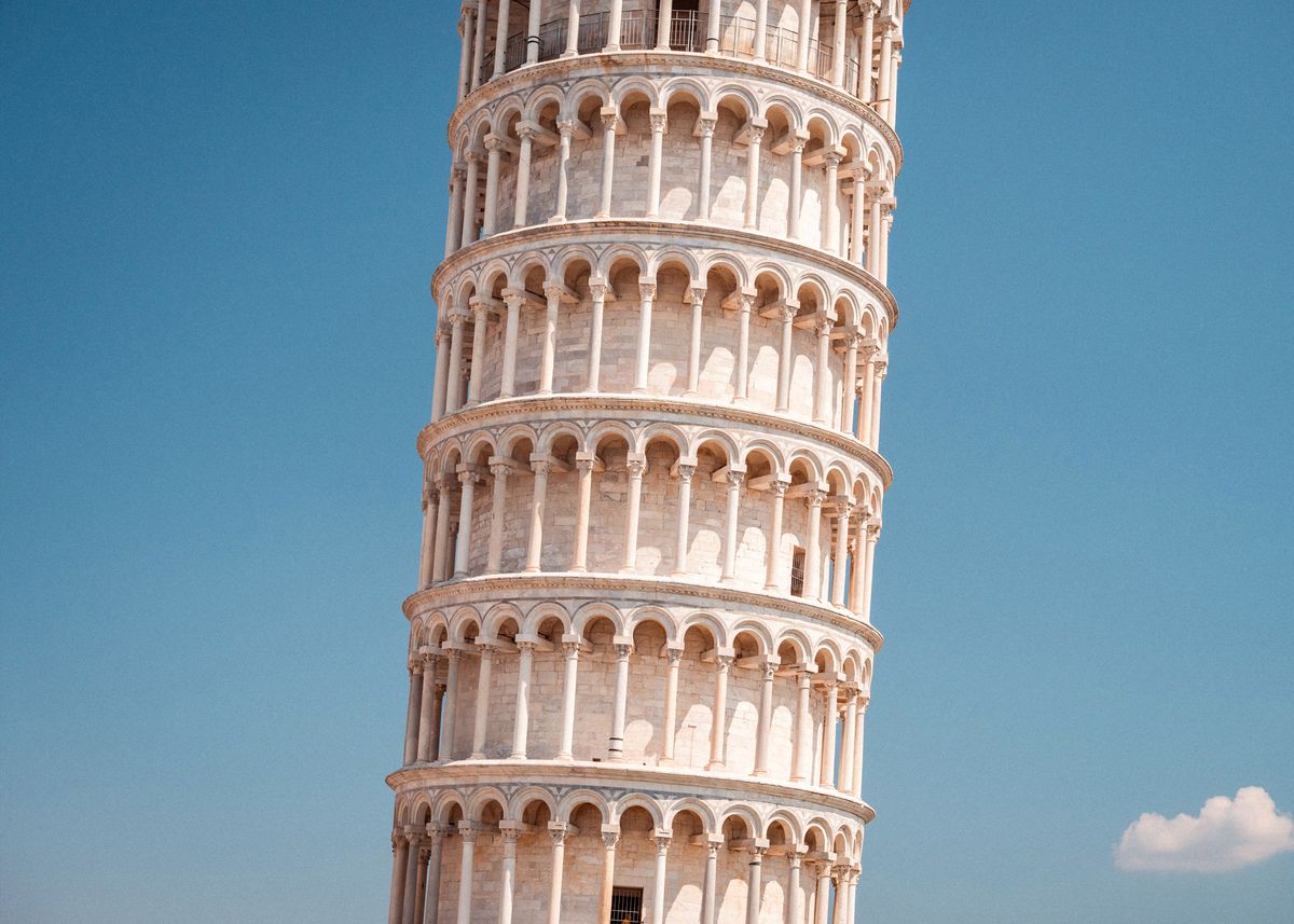 'Leaning Tower of Pisa ' Poster by Explore Universe | Displate