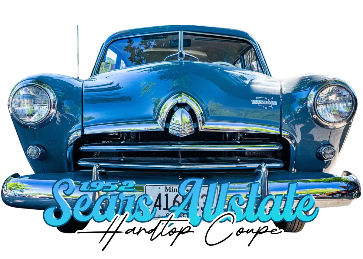 '1952 Sears Allstate Coupe' Poster, picture, metal print, paint by ...