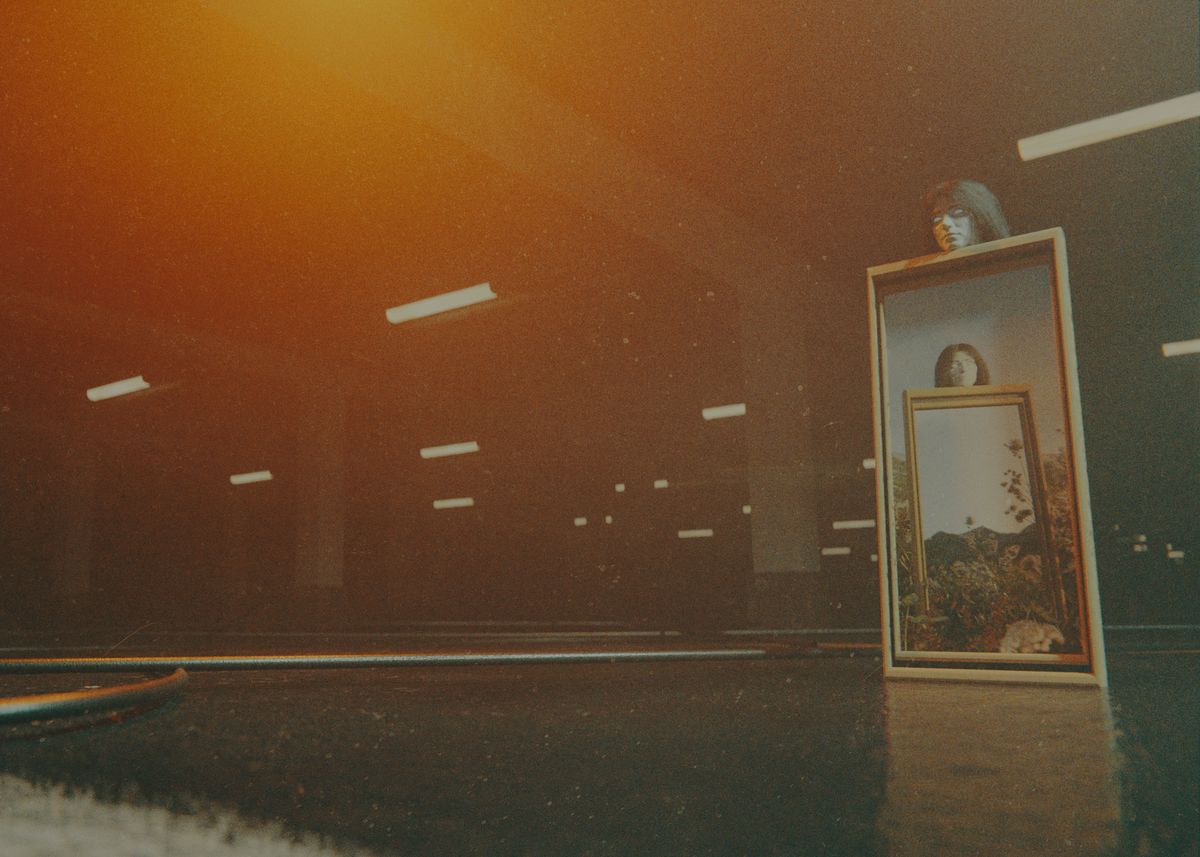 'Mirrorles Scene 3 3D ' Poster, picture, metal print, paint by Irawan ...