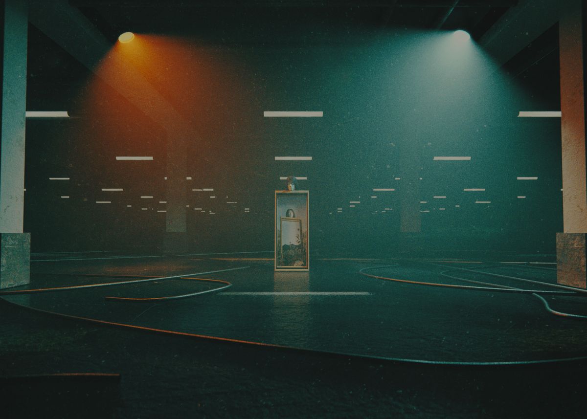 'Mirrorles Scene 1 3D' Poster, picture, metal print, paint by Irawan ...