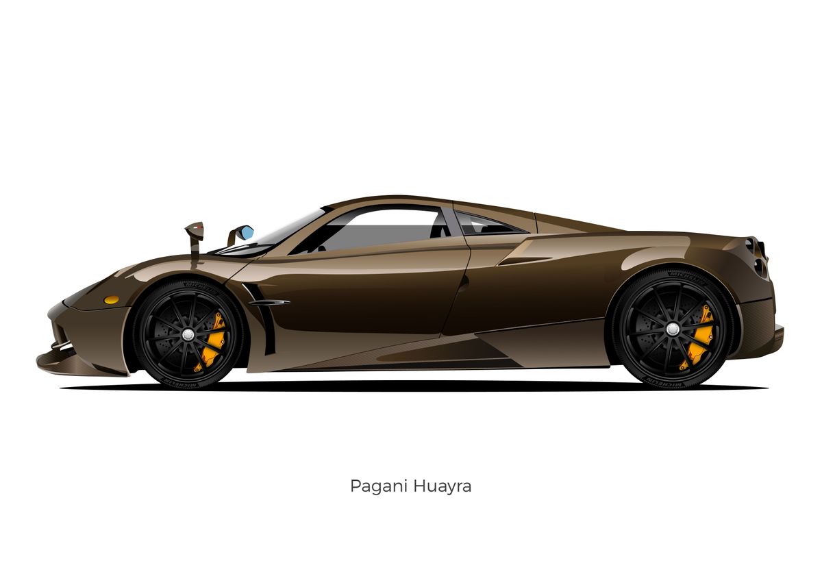 'Pagani Huayra' Poster, picture, metal print, paint by Conceptual ...